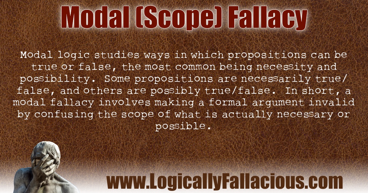 Modal (Scope) Fallacy