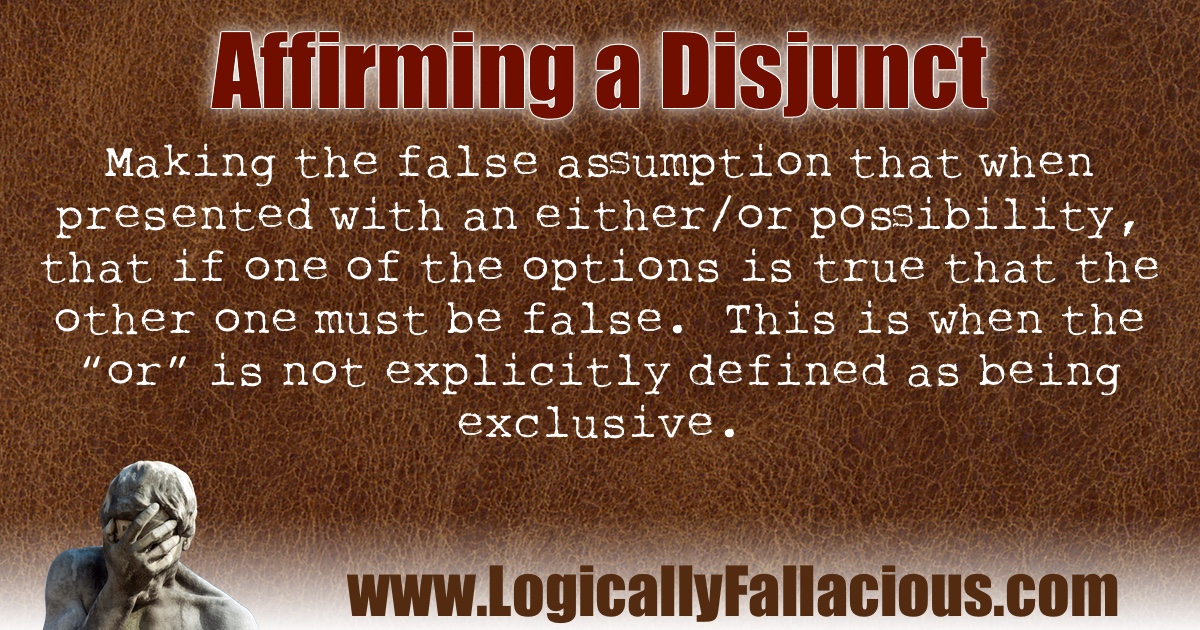 Affirming a Disjunct